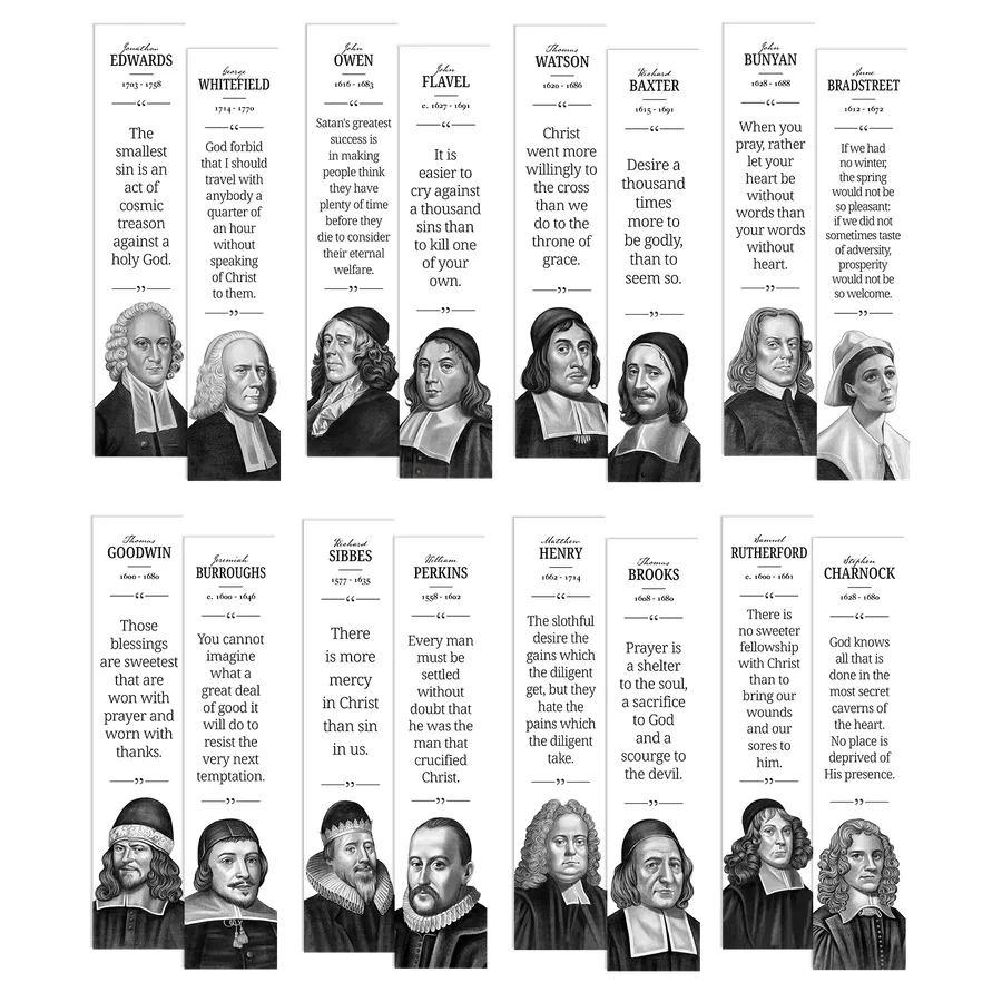 Puritans Quotes Bookmark Set | Missional Wear